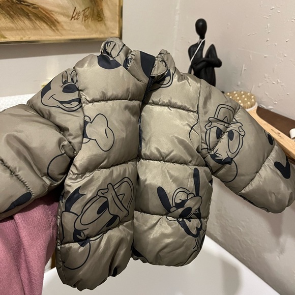 Disney | Jackets & Coats | Mickey Mouse Puffer Jacket | Poshmark